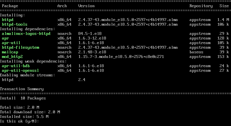 Installer un serveur Web sécurisé sur Almalinux | DOC IT Installer un serveur Web sécurisé sur Almalinux | DOC IT
